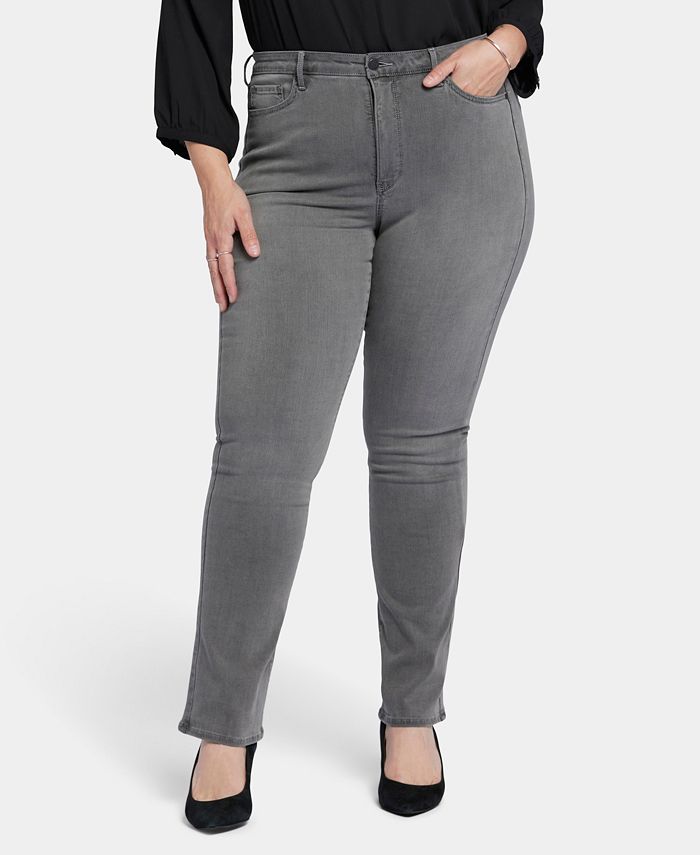 NYDJ Plus Size High Rise Billie Slim Bootcut Jeans - Macy's