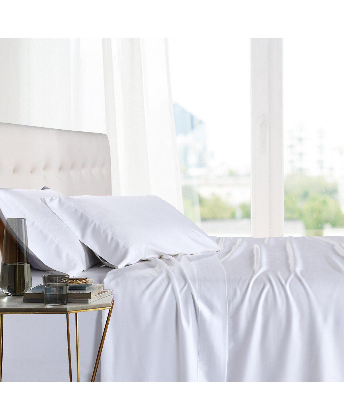 Click here for 100 Viscose from Bamboo Sheet Set  Queen - White prices