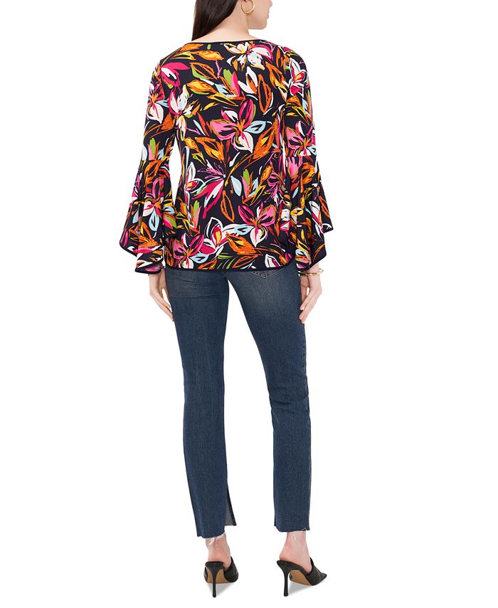 Sam & Jess Women's Bell-Sleeve Top - Macy's