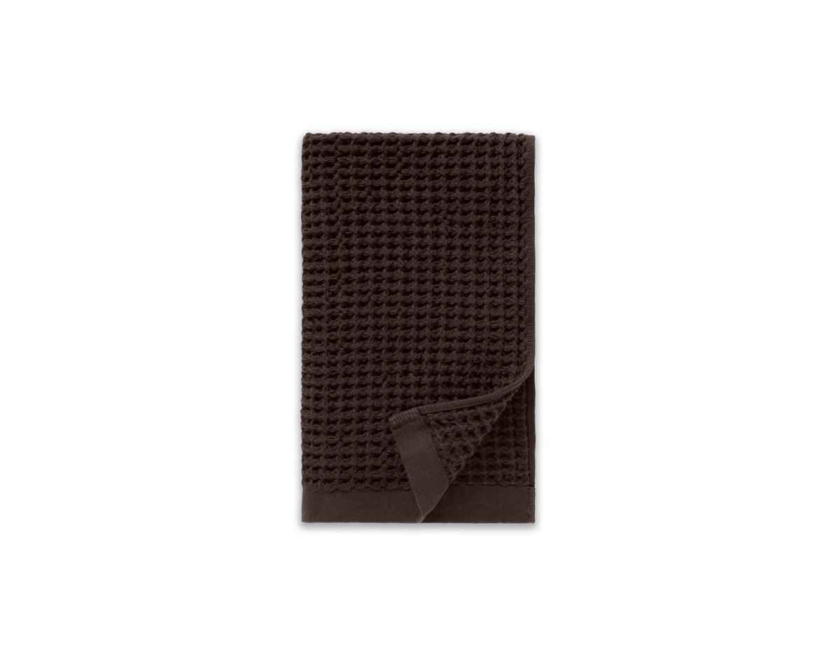 Click here for Onsen Waffle Hand Towel - Brown prices