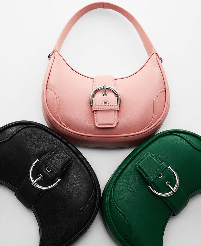 MANGO Women's Padded Half-Moon Bag - Macy's