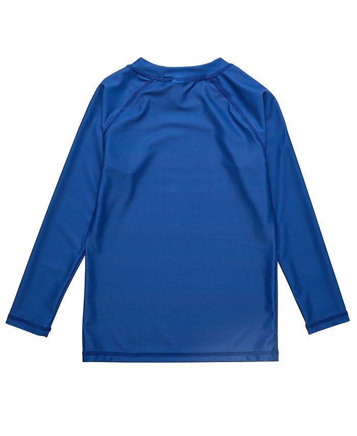 Snapper Rock Denim Logo LS Rash Top - Macy's