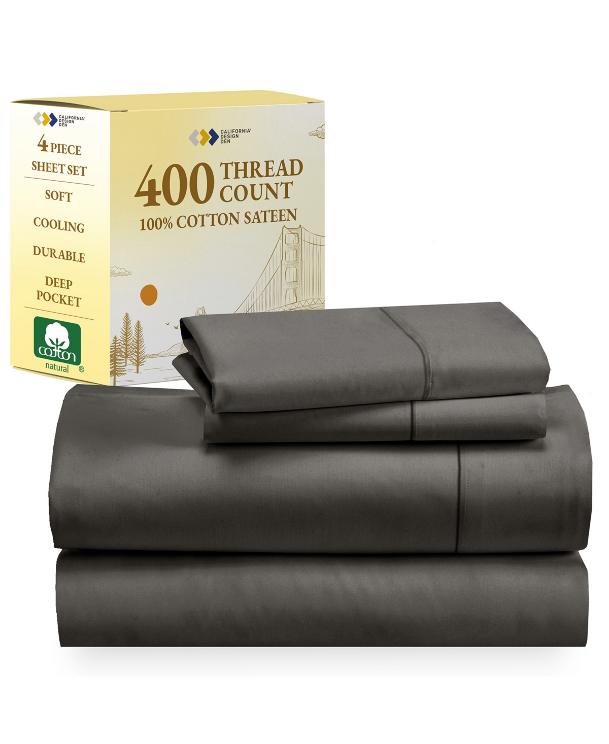 Click here for Soft Cotton Sheet Set - 400 Thread Count 100 Cotto... prices