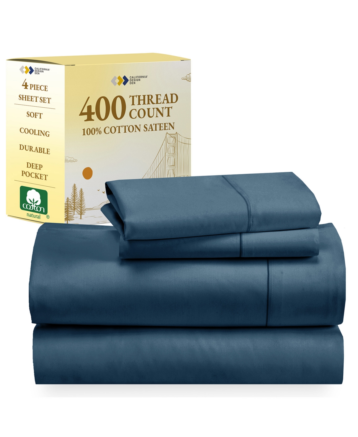 Click here for Soft Cotton Sheet Set - 400 Thread Count 100 Cotto... prices