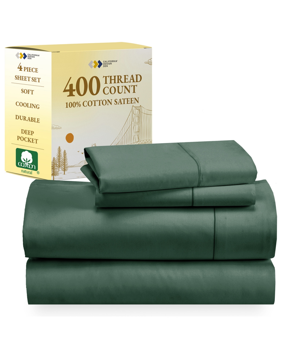 Click here for Soft Cotton Sheet Set - 400 Thread Count 100 Cotto... prices