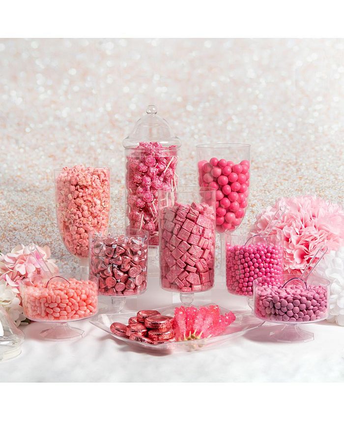 Just Candy 14 lbs+ Premium Pink Candy Buffet (Feeds 24-36) - Macy's