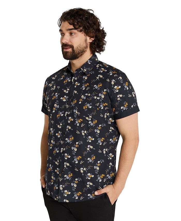 Johnny Bigg Men's Leon Floral Print Shirt - Macy's