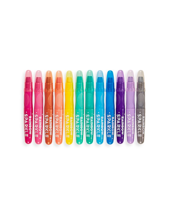 Ooly Rainbow Sparkle Watercolor Gel Crayons Set of 12 - Macy's