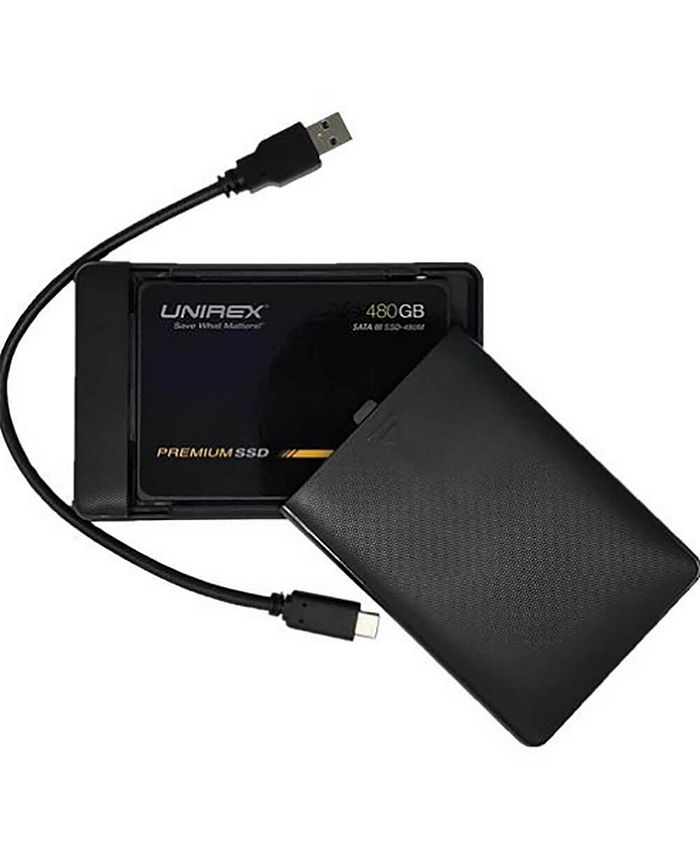 UNIREX CORPORATION Unirex 480GB Internal/External Premium Solid State ...