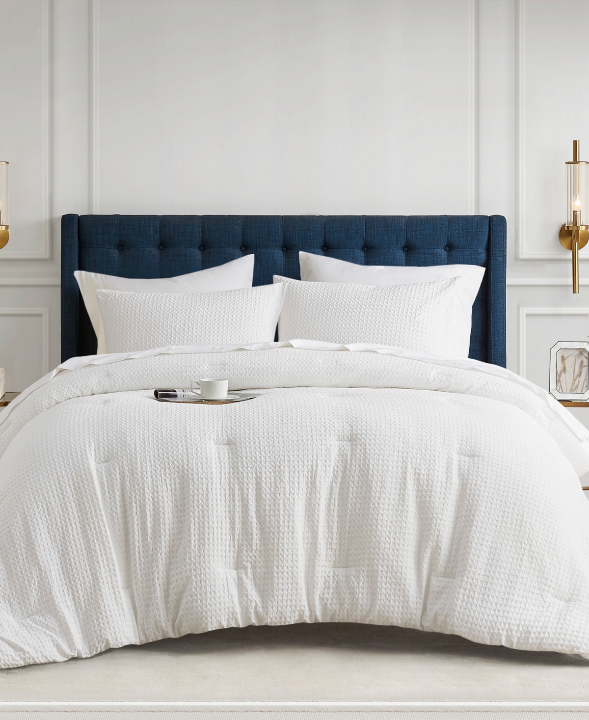 Click here for 510 Design Mina Waffle Textured 3-Pc. Comforter Se... prices