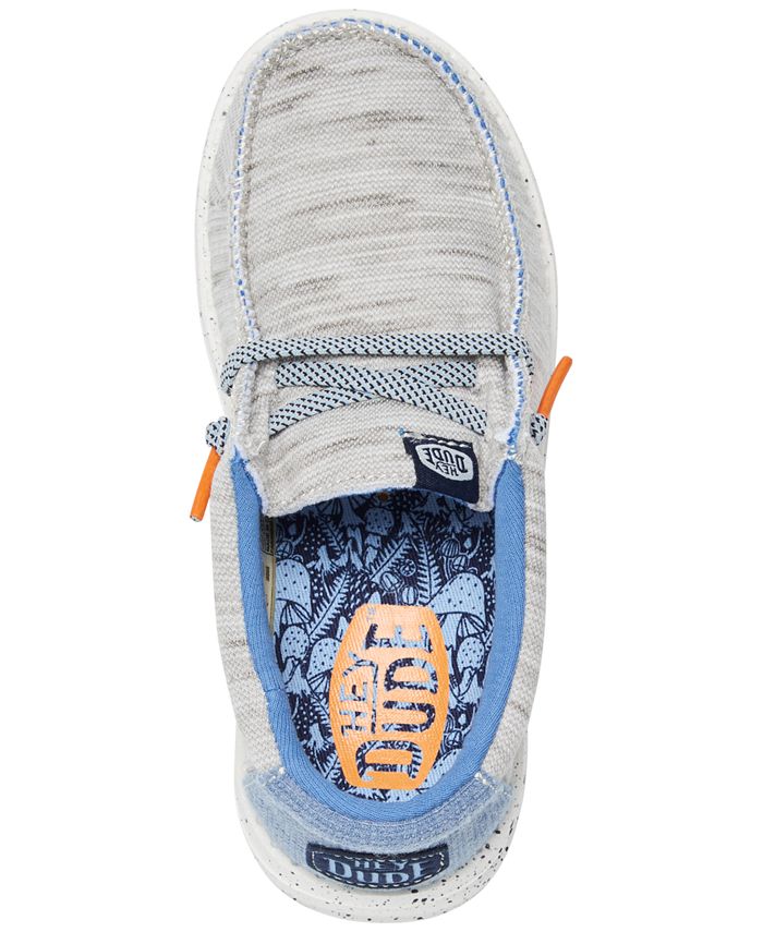 Hey Dude Toddler Kids Wally Jersey Casual Moccasin Sneakers from Finish Line - Macy's