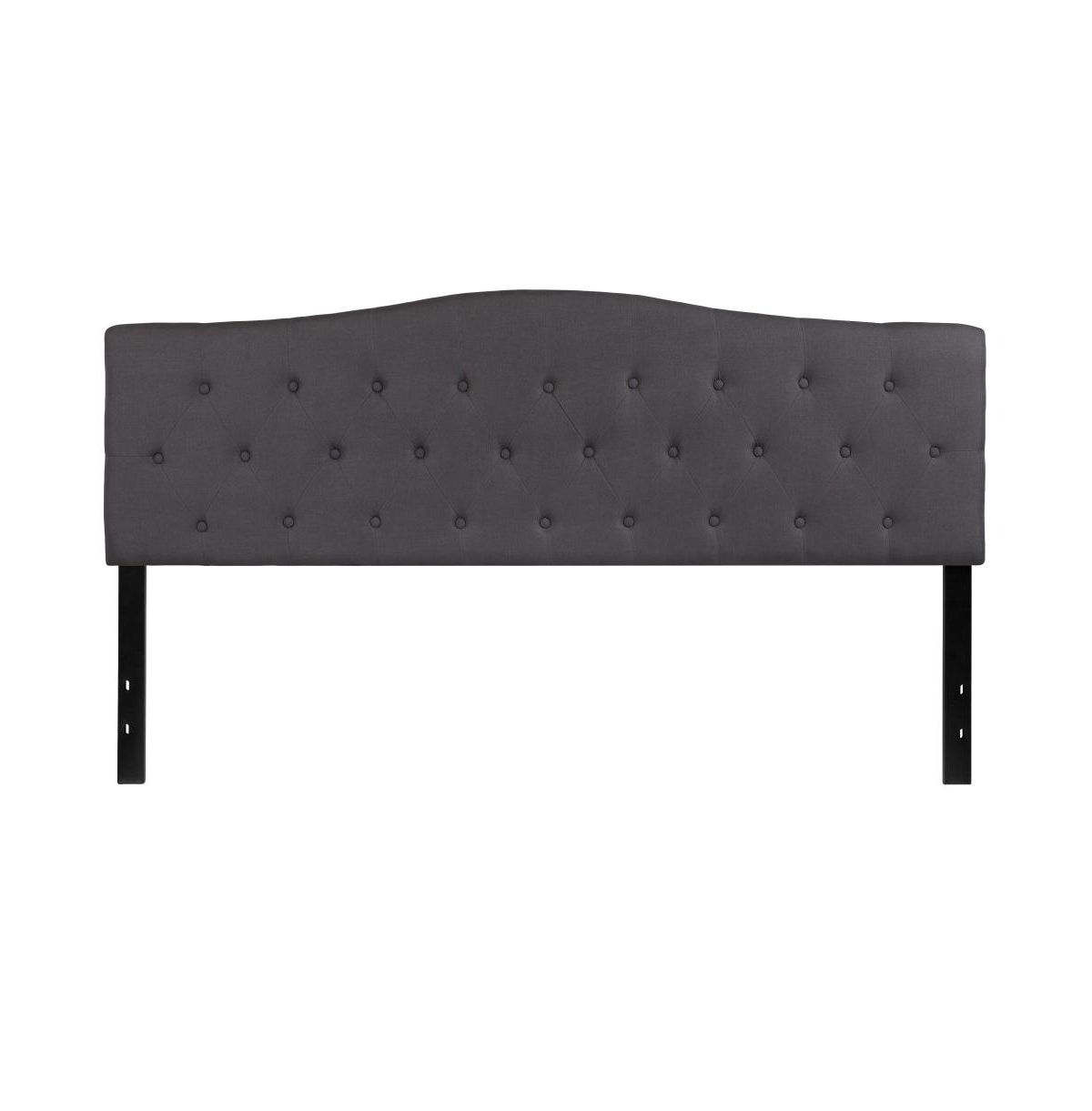 Click here for Arched King Button Tufted Upholstered Headboard -... prices