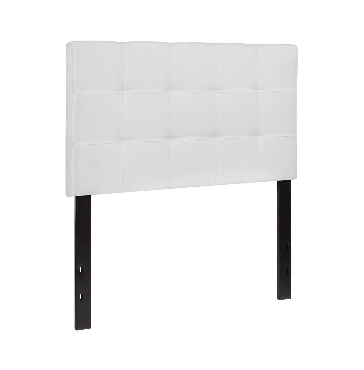 Click here for Quilted Tufted Twin Upholstered Headboard - White prices