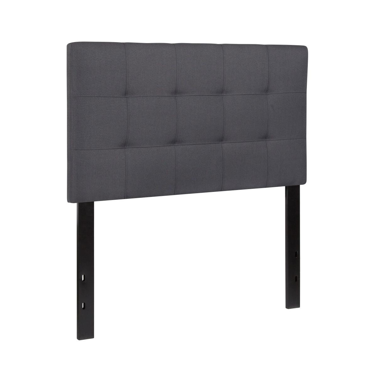 Click here for Quilted Tufted Twin Upholstered Headboard - Dark g... prices