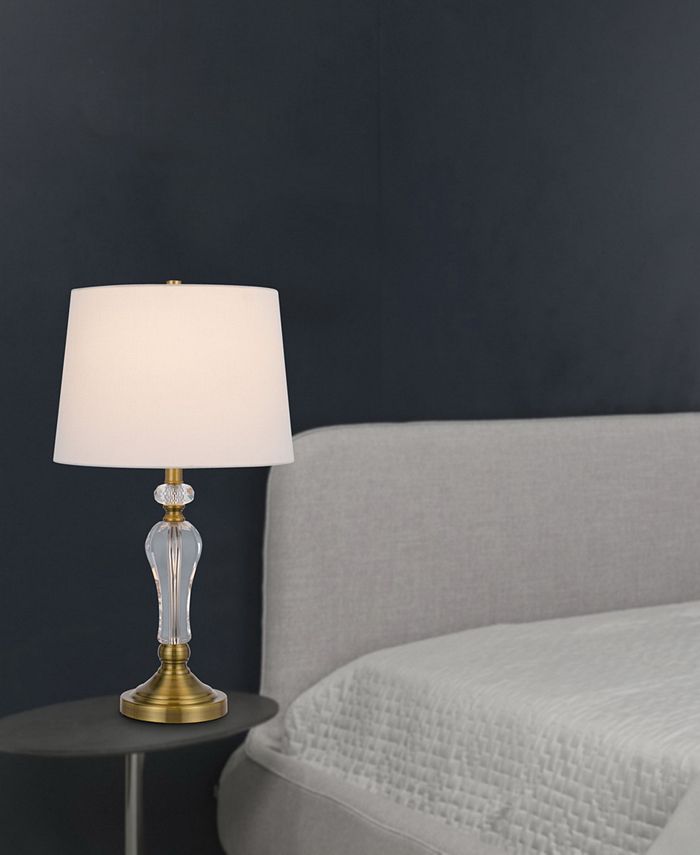 Cal Lighting 25" Height Metal Table Lamp Set - Macy's