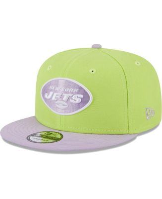 Men's New Era Neon Green, Lavender New York Jets Two-Tone Color Pack ...