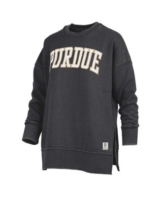 Women's Pressbox Black Purdue Boilermakers Stone Gala Oversized T-shirt ...