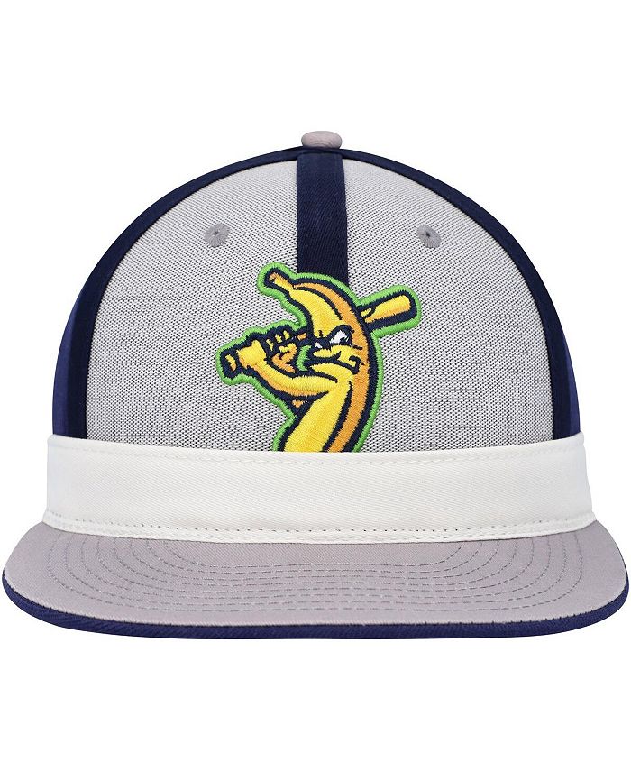 Baseballism Men's and Women's Gray Savannah Bananas Rally Snapback Hat ...