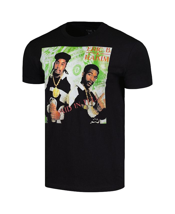 Global Merch Men's Black Eric B. & Rakim Paid In Full T-shirt - Macy's