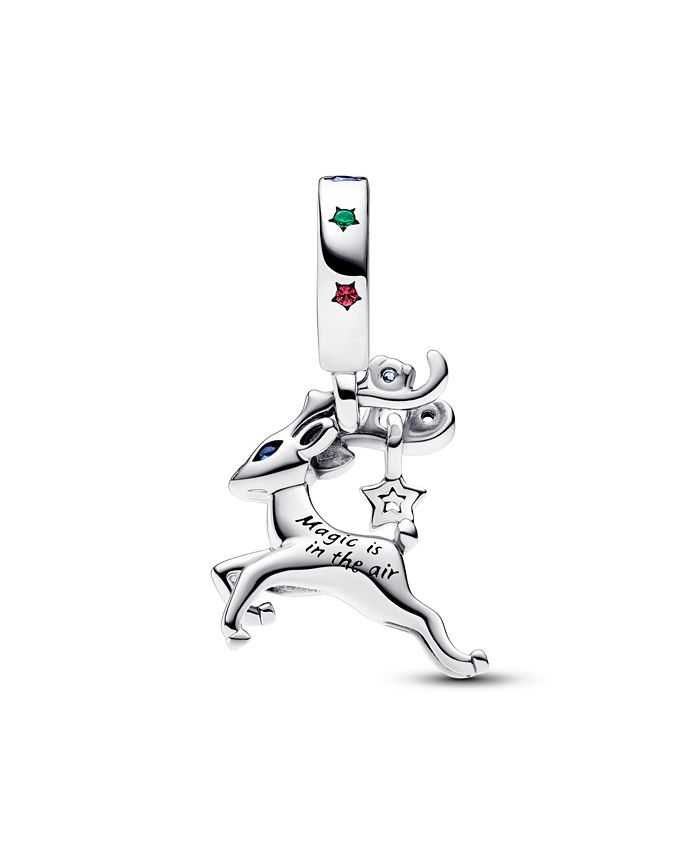 Pandora Cubic Zirconia Magical Christmas Reindeer Dangle Charm - Macy's
