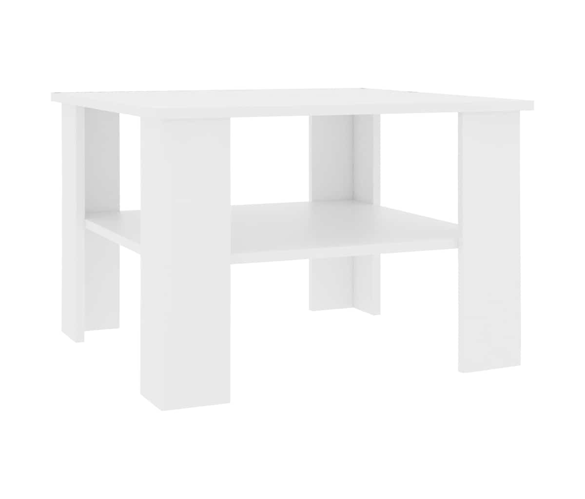 Click here for Coffee Table White 23.6x23.6x16.5 Engineered Wood... prices