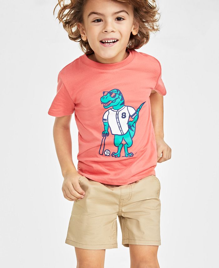 Epic Threads Little Boys Varsity Dino Graphic T-Shirt, Created for Macy ...