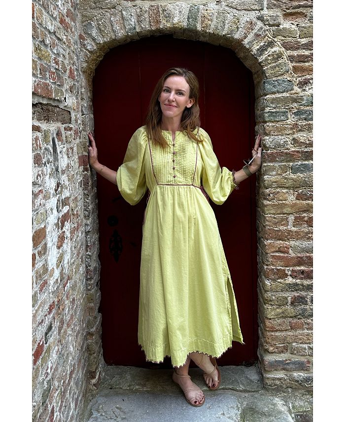 Baybala Mallie Dress in Chartreuse and Violet - Macy's