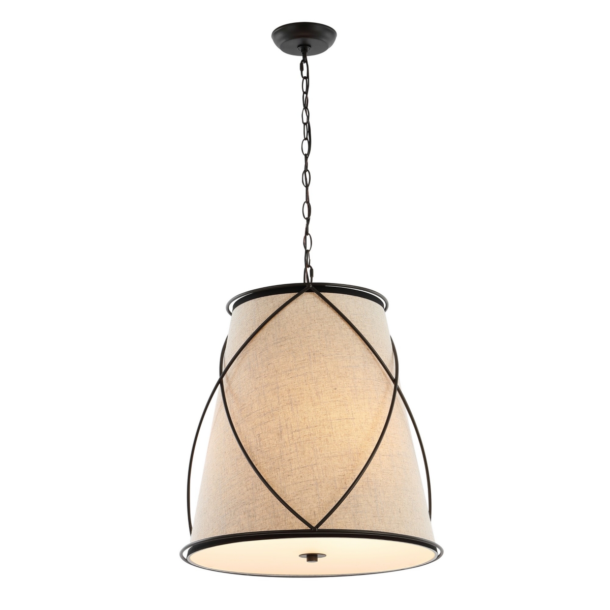 Click here for Milo Rustic Farmhouse Iron Led Pendant - Light bro... prices
