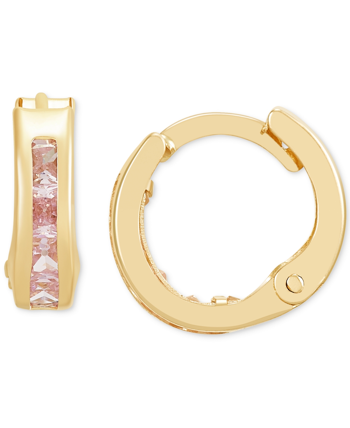 Click here for Childrens Cubic Zirconia Extra Small Huggie Hoop E... prices