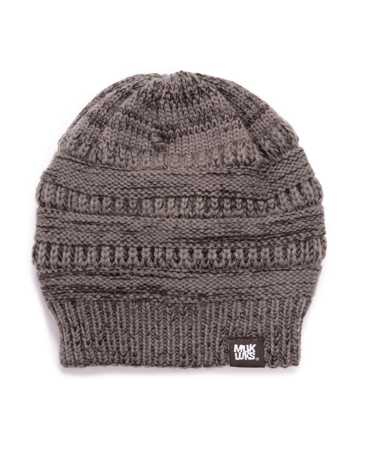 Click here for Muk Luks Mens Marl Beanie - Fossil/iron ox prices