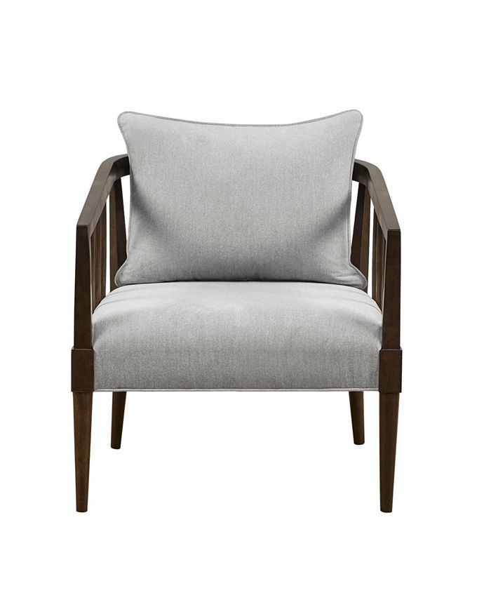 Madison Park 29" Josefine Wide Spindle Accent Armchair with Removable ...