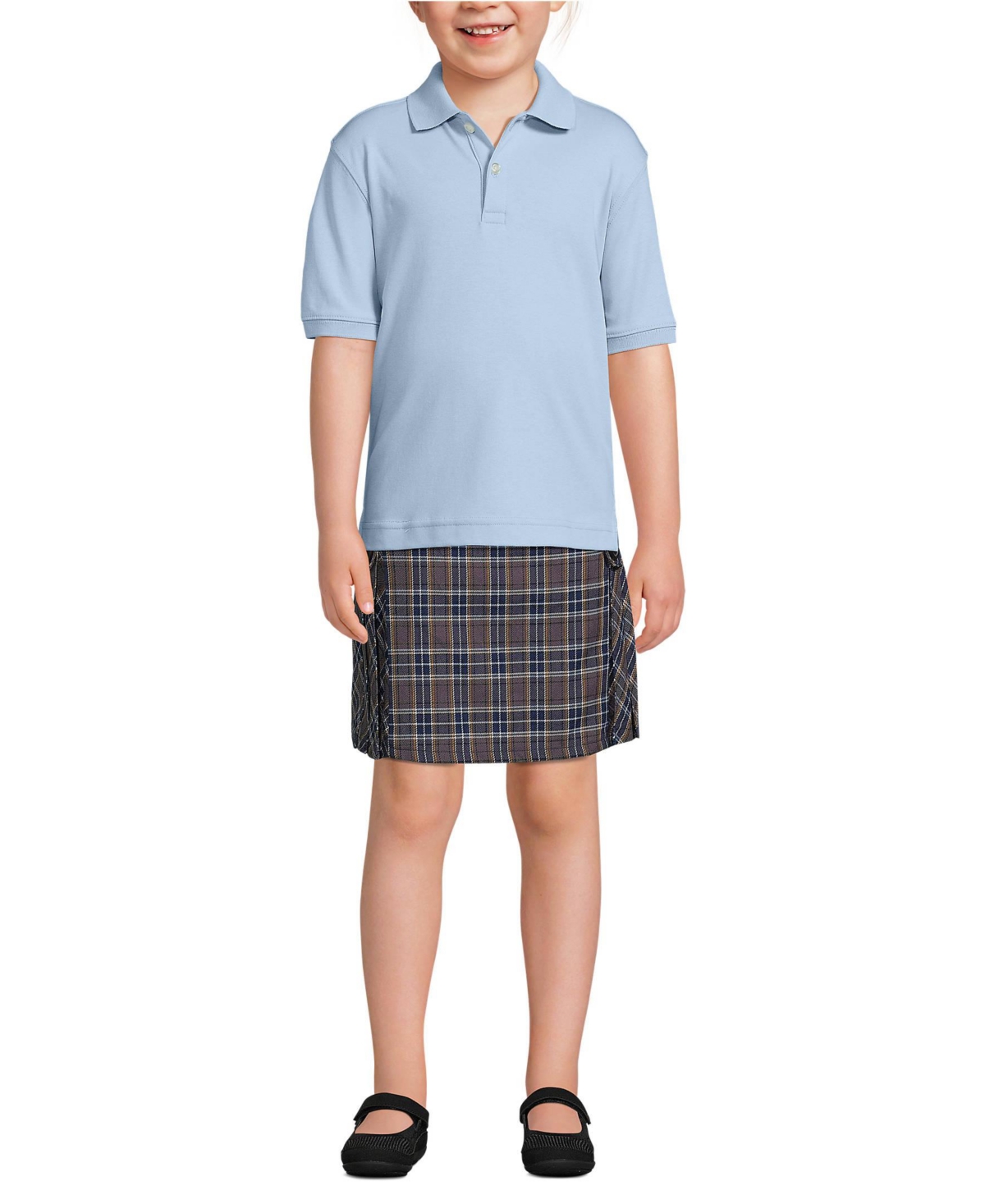 Click here for Lands End Boys Short Sleeve Interlock Polo Shirt -... prices