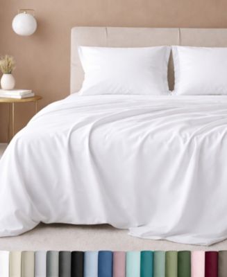 5-Star 100% Cotton Full Sheet Set - 600 Thread Count Sateen, Soft and ...