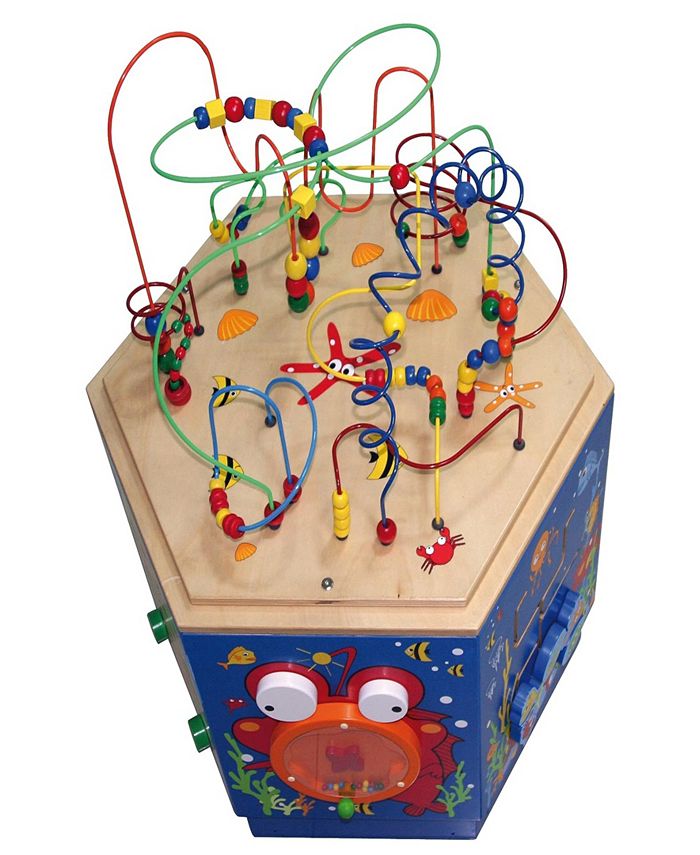 Hape Coral Reef Wooden Activity Center Table - Macy's