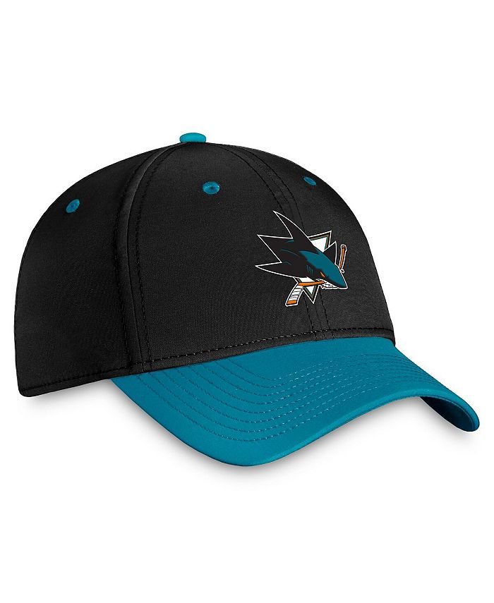 Fanatics Men's Black, Teal San Jose Sharks Authentic Pro Rink Two-Tone ...
