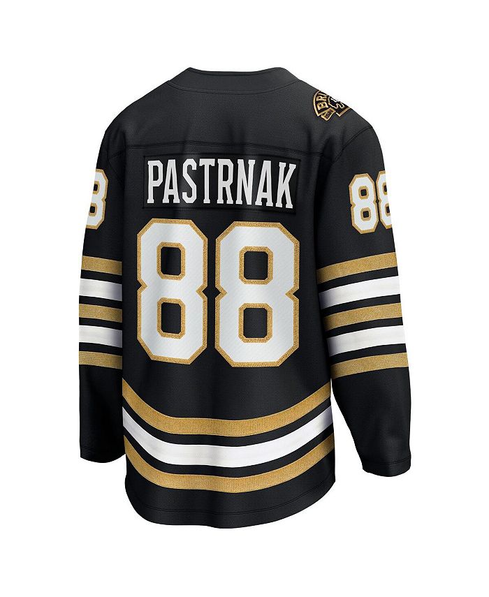 Fanatics Men's David Pastrnak Black Boston Bruins 100th Anniversary ...