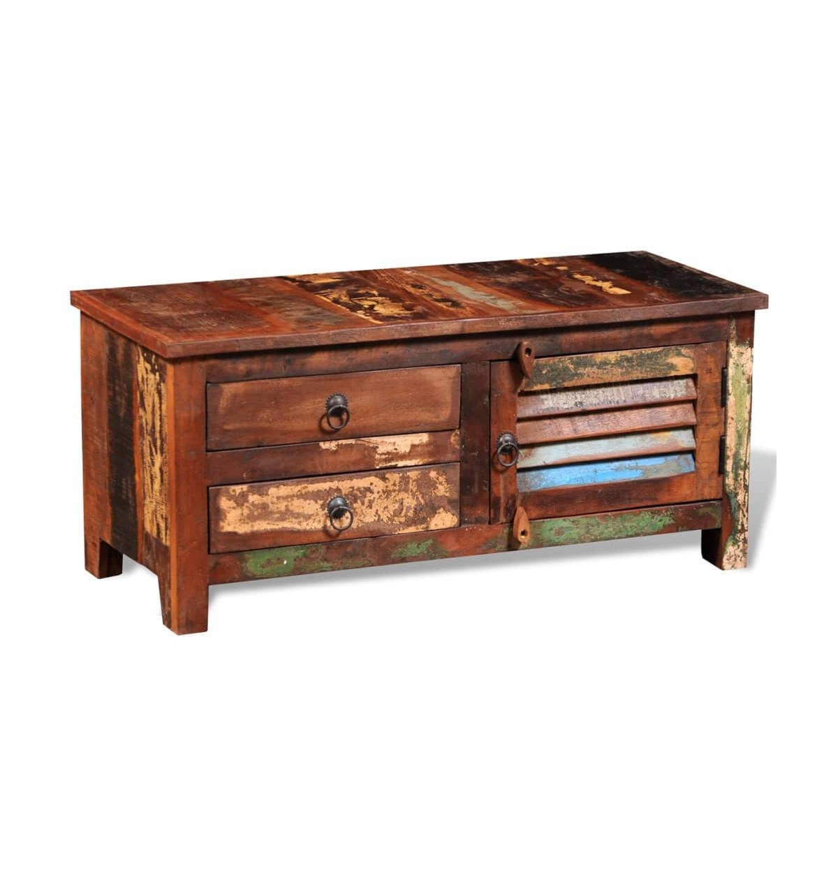 Click here for Reclaimed Tv Hi-Fi Cabinet Side Cabinet Solid Wood... prices