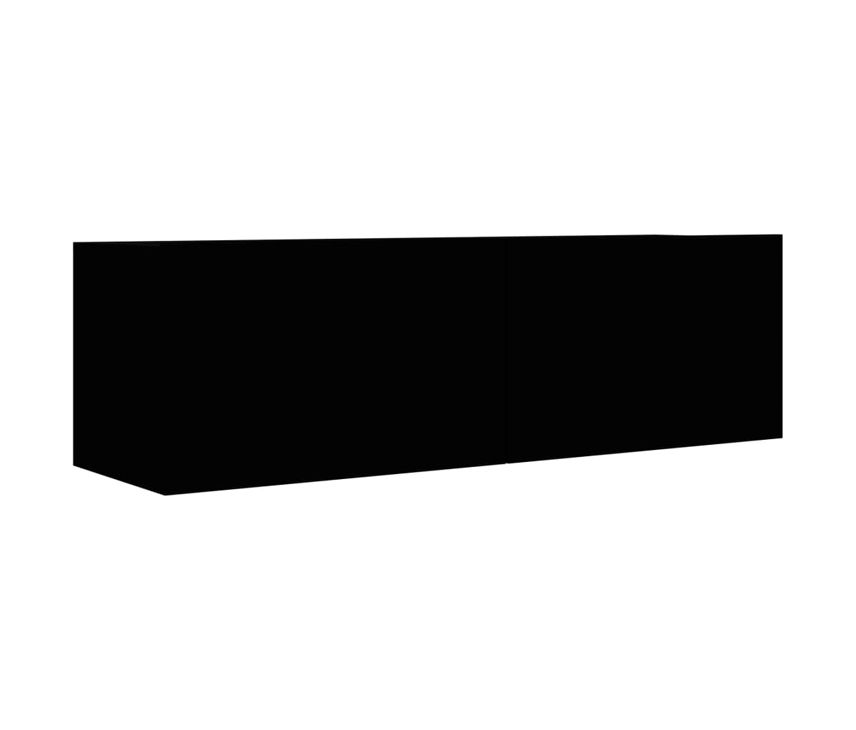 Click here for Tv Stand Black 39.4x11.8x11.8 Engineered Wood - Bl... prices