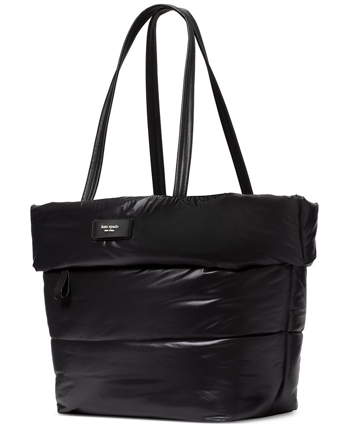 kate spade new york Puffed Puffy Fabric Large Tote - Macy's