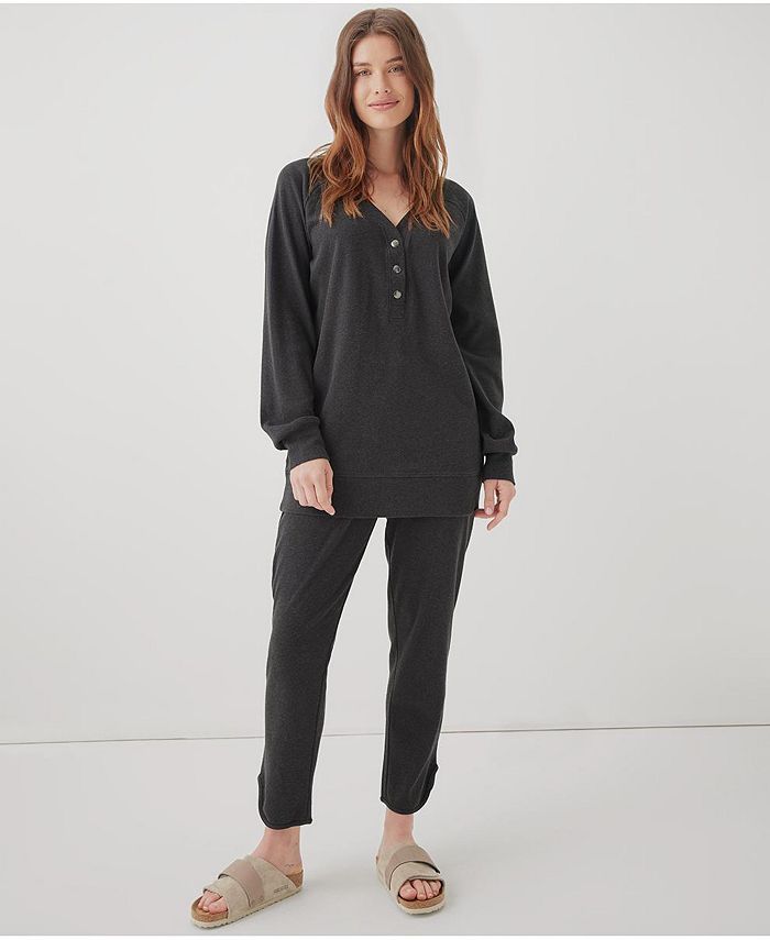 Pact Organic Cotton Airplane Button Tunic - Macy's