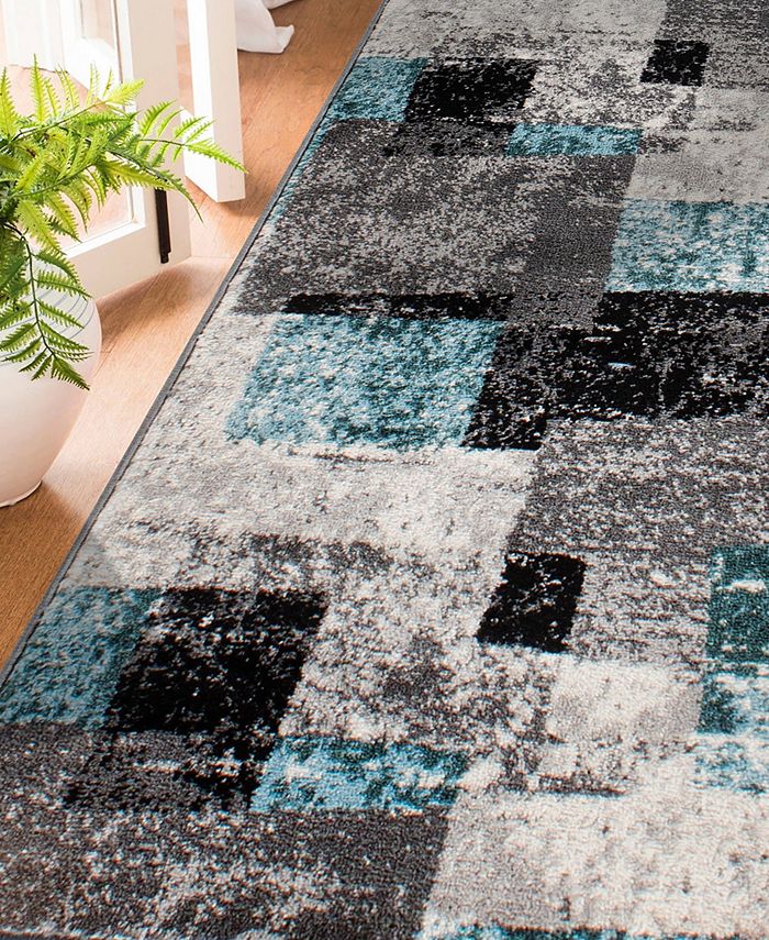 Main Street Rugs County 380 2' x 7' Runner Area Rug - Macy's