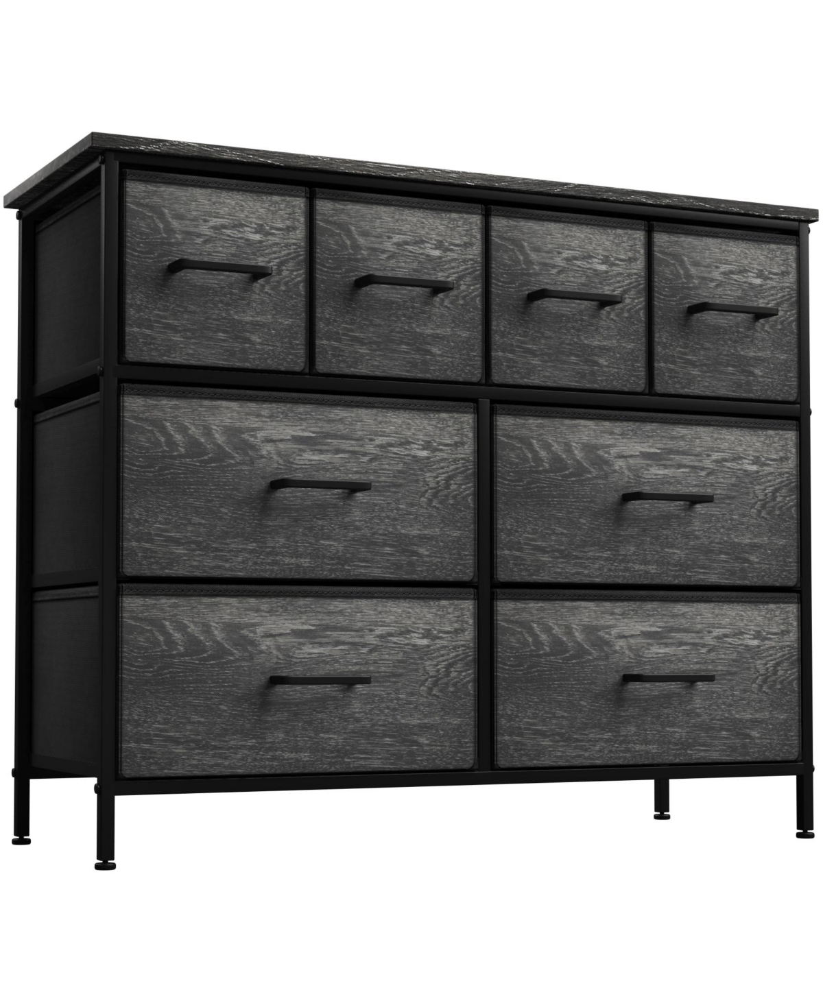 Click here for Sorbus Chest Dresser with 8 Drawers - Rustic black prices