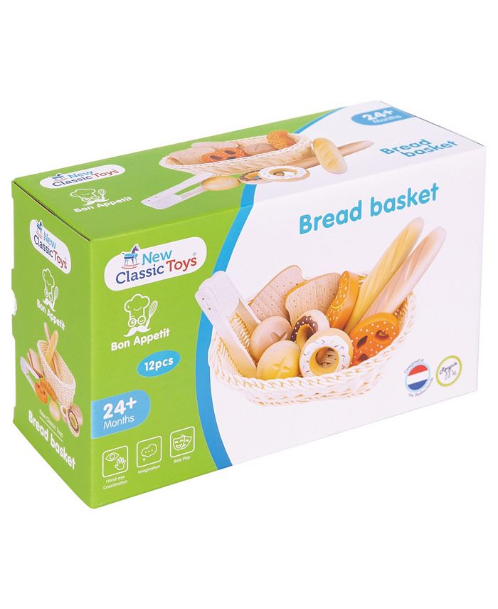 New Classic Toys Bread Basket, Imaginative Play for Kids - Macy's
