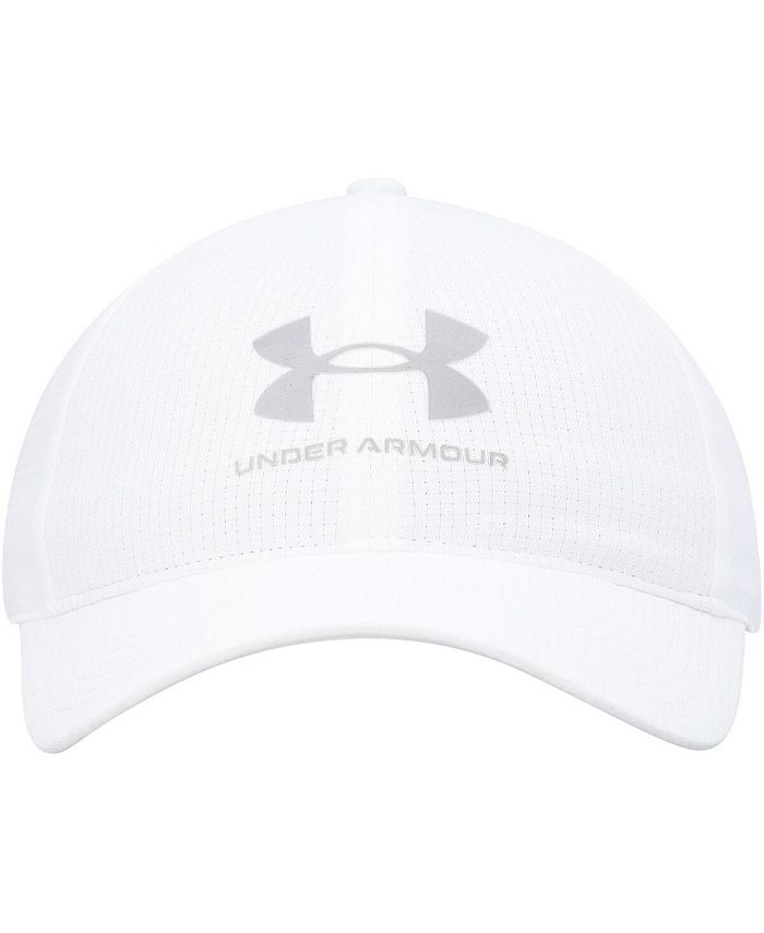 Under Armour Men's White Performance Adjustable Hat - Macy's
