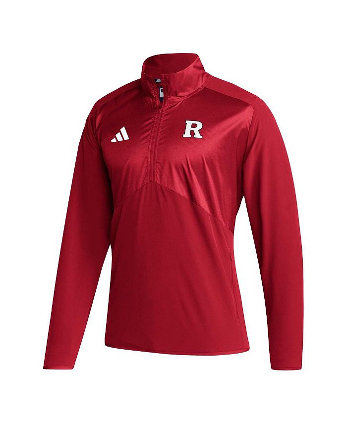 adidas Men's Scarlet Rutgers Scarlet Knights Sideline AEROREADY Raglan ...