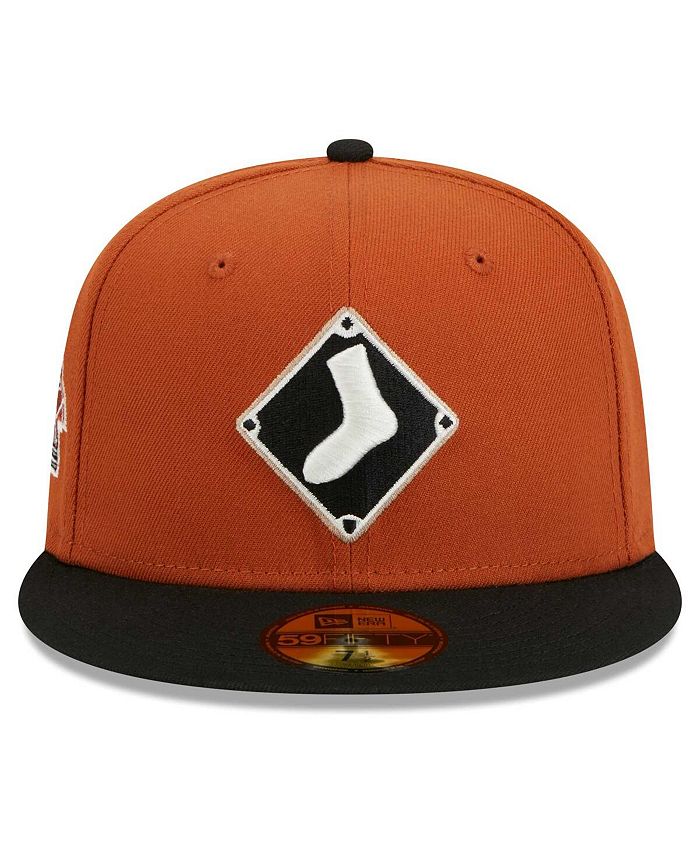 New Era Men's Orange, Black Chicago White Sox 59FIFTY Fitted Hat - Macy's