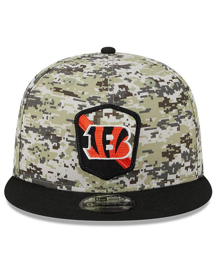 New Era Youth Boys and Girls Camo, Black Cincinnati Bengals 2023 Salute ...