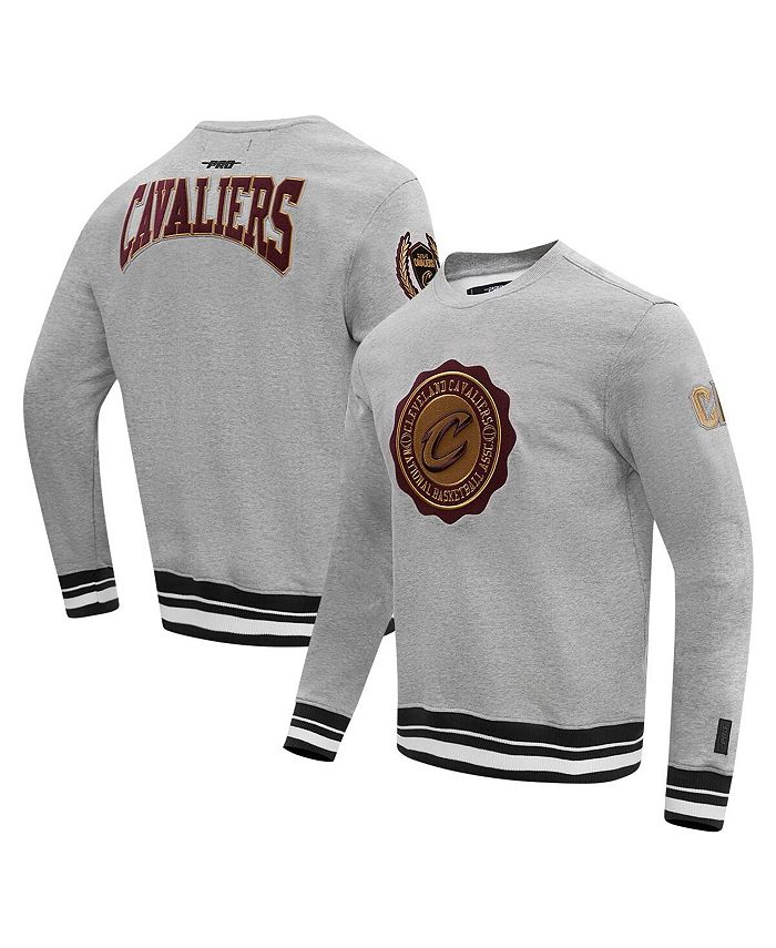 Pro Standard Men's Heather Gray Cleveland Cavaliers Crest Emblem ...