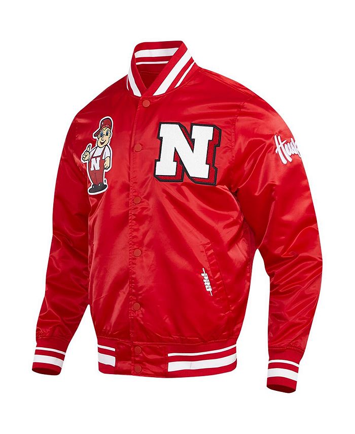 Pro Standard Men's Scarlet Nebraska Huskers Classic Satin Full-Snap ...