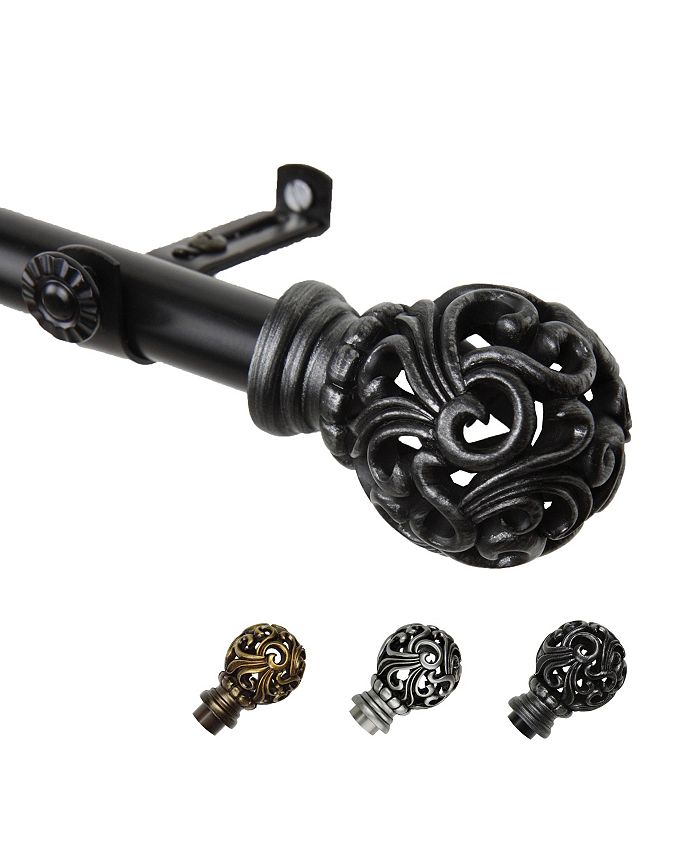 Rod Desyne Adora 13/16" Curtain Rod 18-28" - Macy's